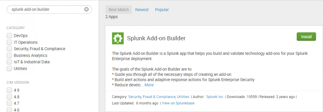 Splunk Add-on for Eset Remote Administrator | UnderDefense