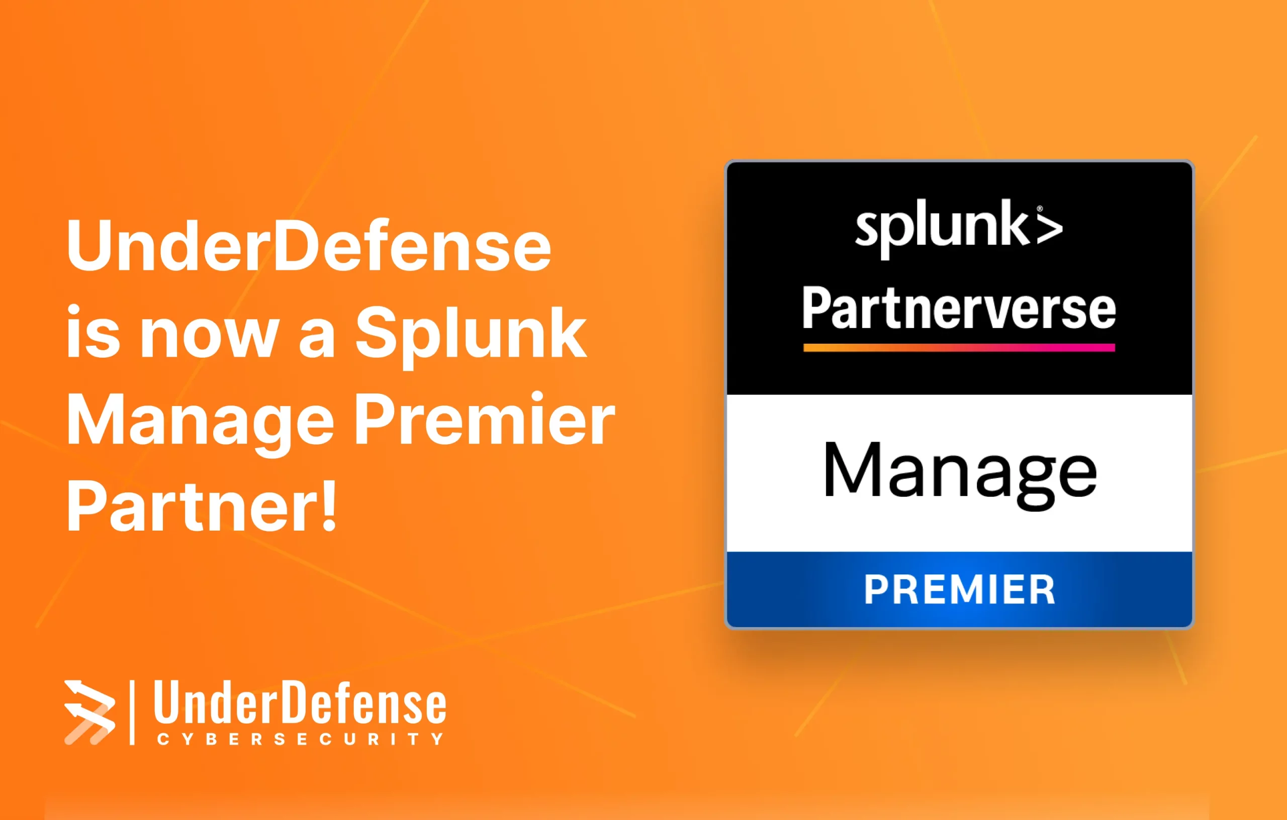 UnderDefense is now a Splunk Manage Premier Partner! - UnderDefense