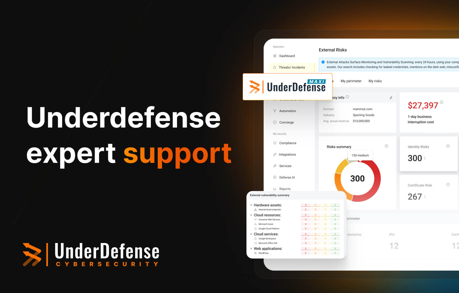 Augment your security team with proven expertise - UnderDefense
